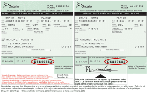 Government of Ontario - ServiceOntario - Licence Plate Renewal